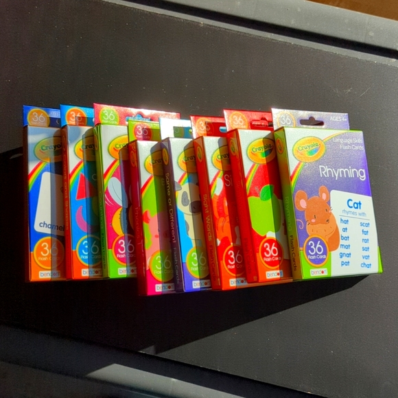 Crayola | Toys | Crayola Flash Cards Bundle | Poshmark